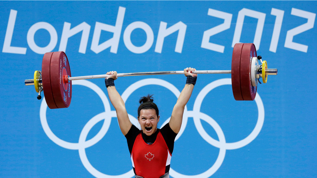 Canadian Weightlifter is Being Awarded Olympic Gold Medal from London ...